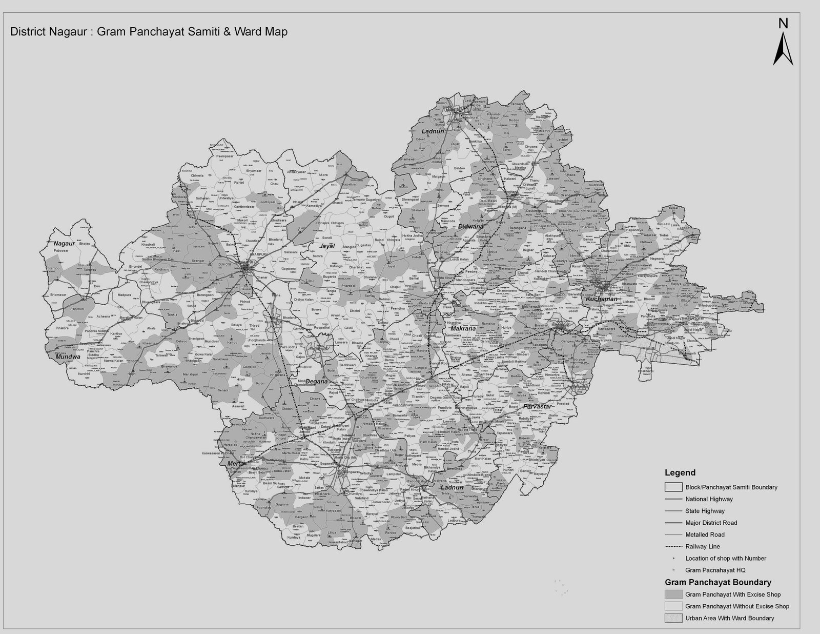 nagaur Map | nagaur Tourist Map | nagaur Travelling Map | nagaur Road ...
